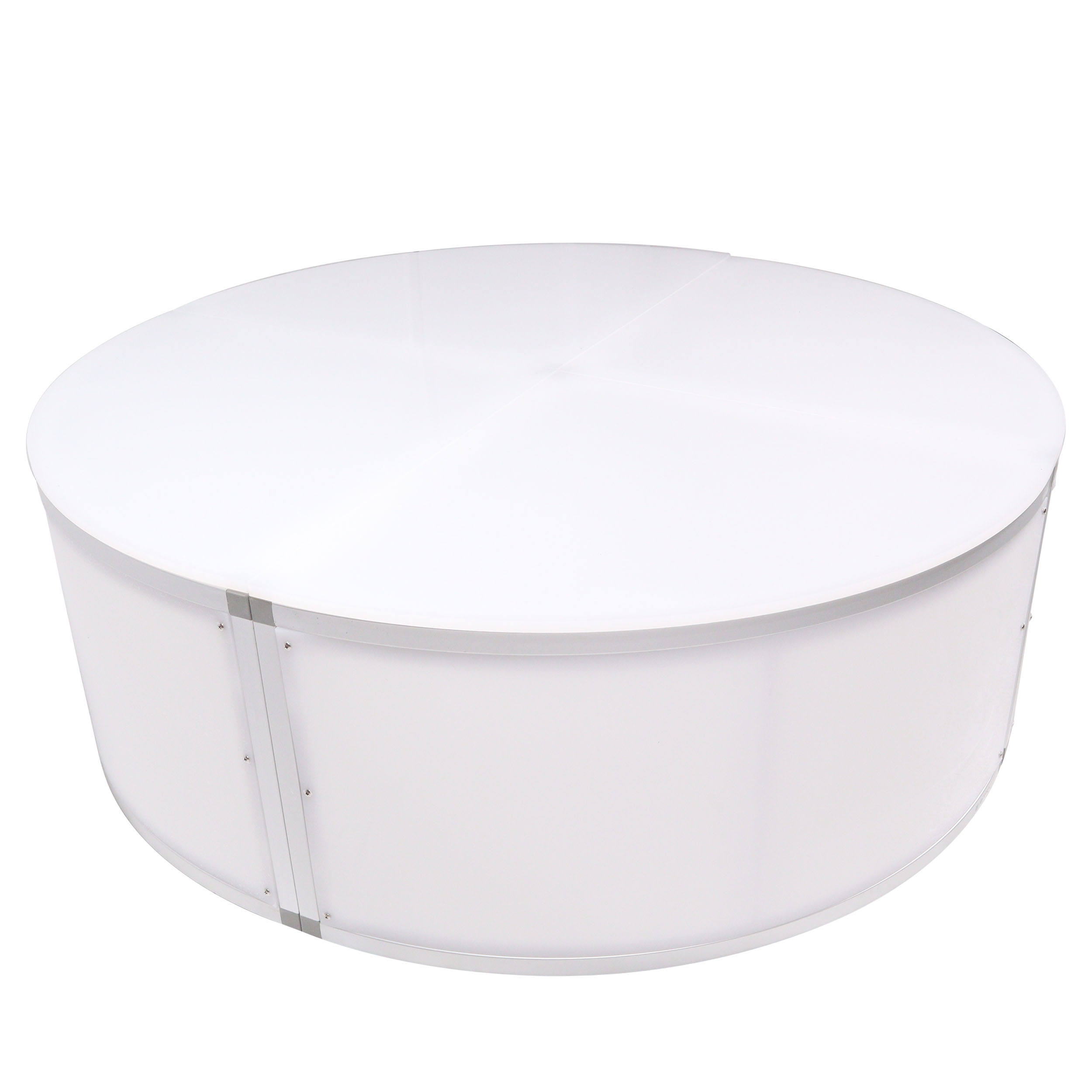 ProX Lumo Stage Acrylic Platform 2'x2'x16" Rounded Cube Section Riser ...