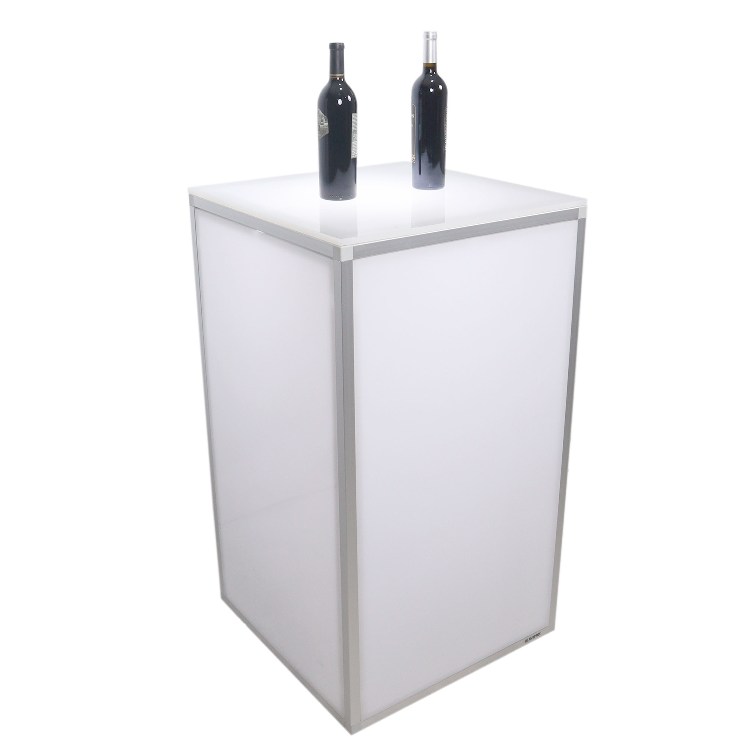 ProX Lumo Stage Acrylic Platform 2'x2'x42" Cube Section Riser for LED ...