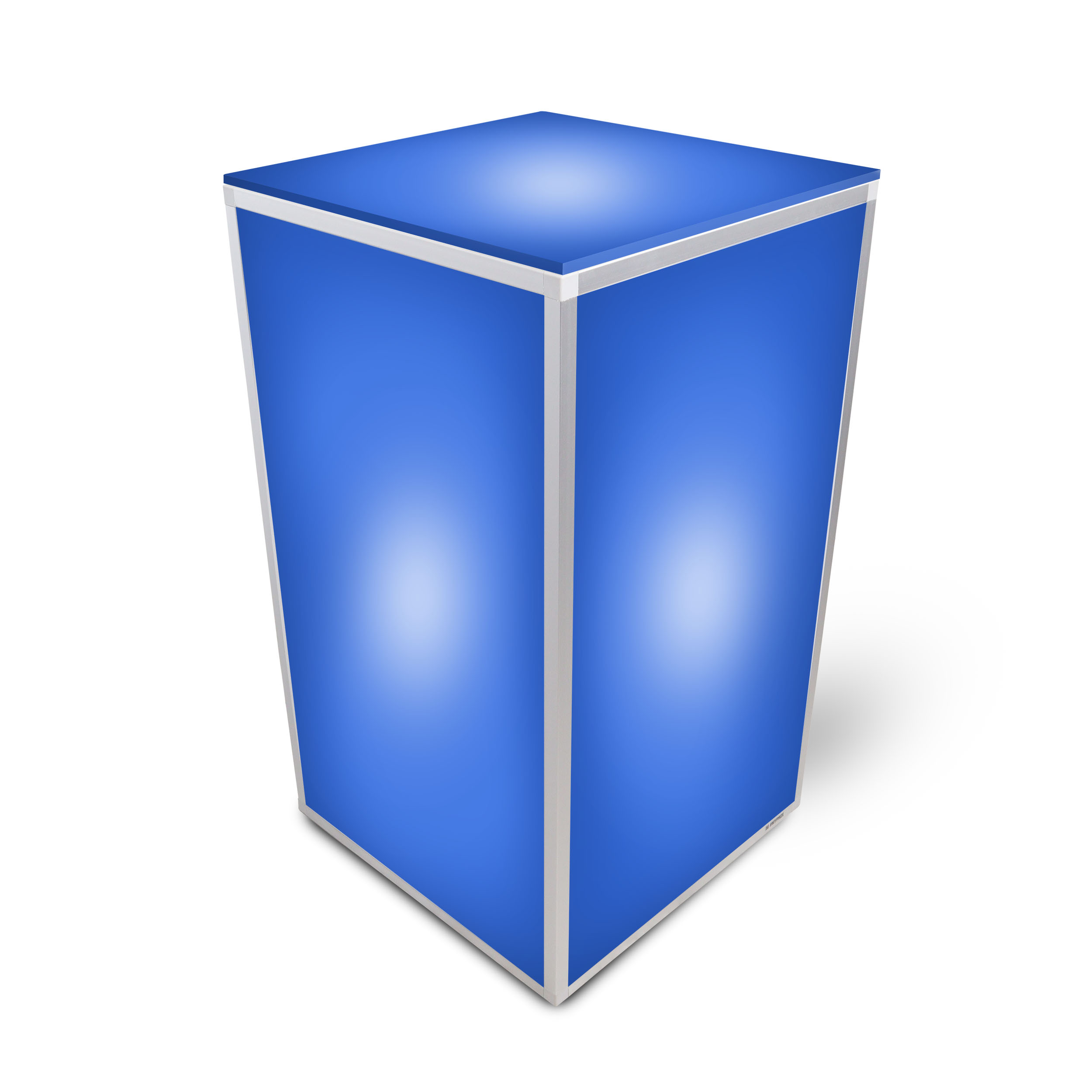 ProX Lumo Stage Acrylic Platform 2'x2'x42" Cube Section Riser for LED ...