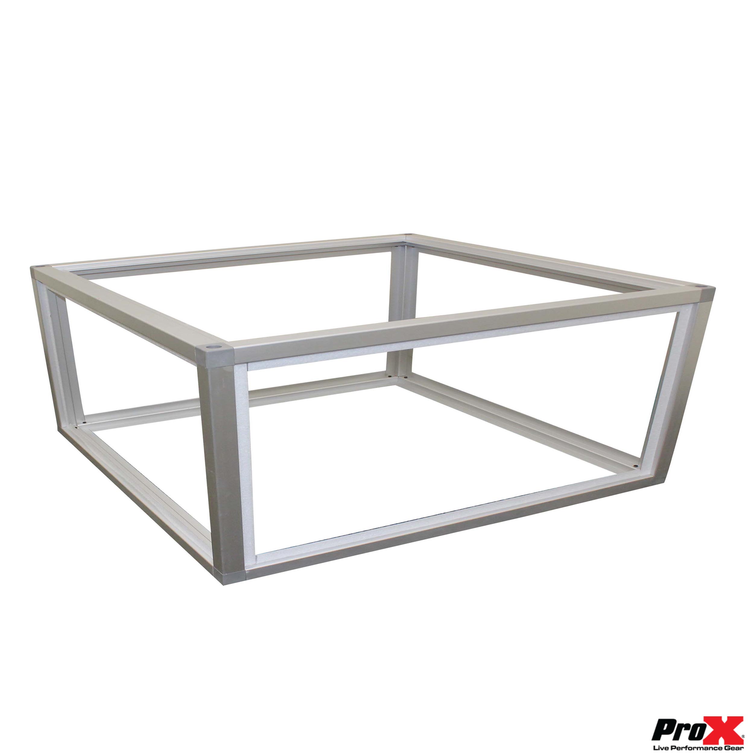 ProX Lumo Stage Acrylic Platform 2'x'2x8" Cube Section Riser for LED ...