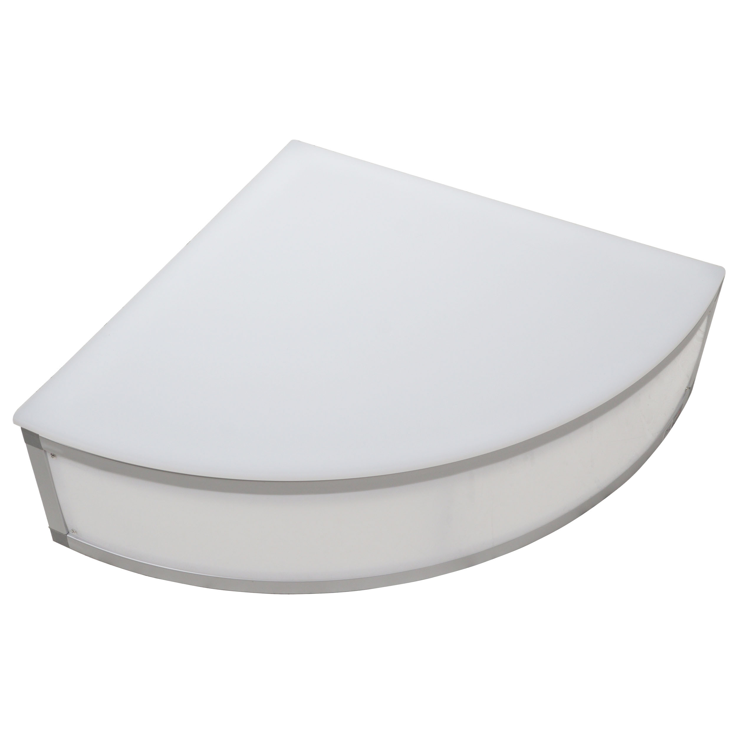 ProX Lumo Stage Acrylic Platform 2'x'2x8" Rounded Cube Section Riser ...