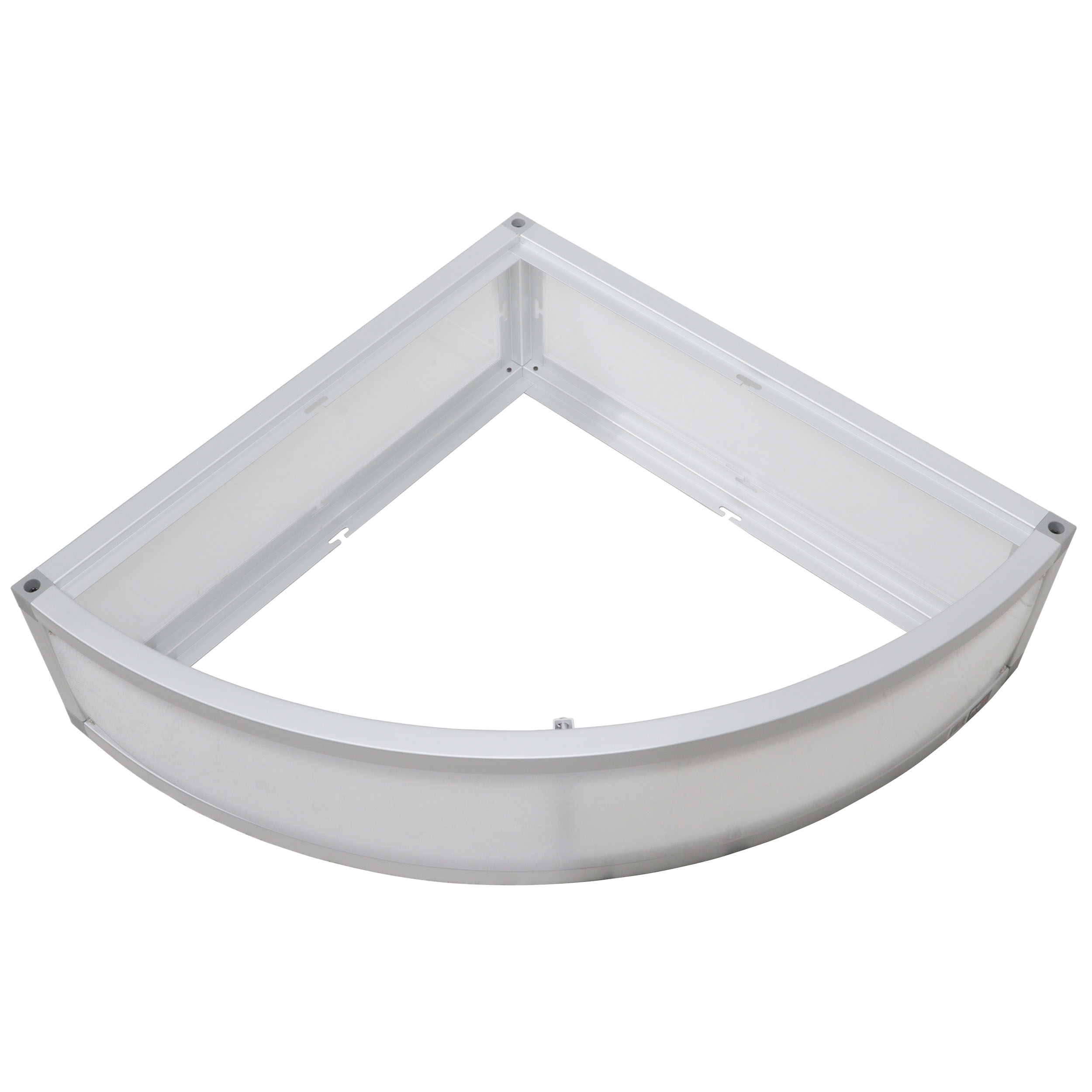 ProX Lumo Stage Acrylic Platform 2'x'2x8" Rounded Cube Section Riser ...