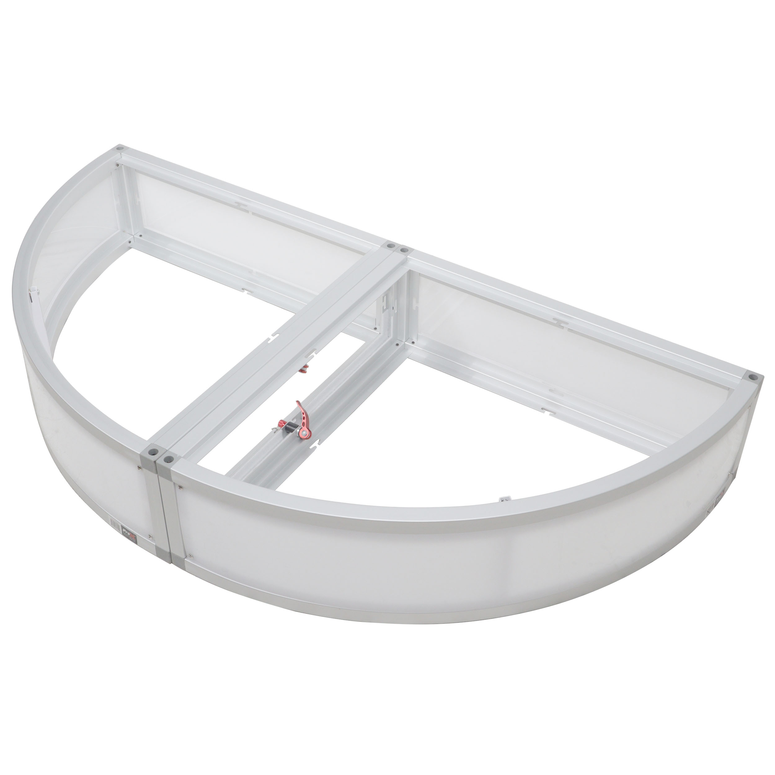 ProX Lumo Stage Acrylic Platform 2'x'2x8" Rounded Cube Section Riser ...