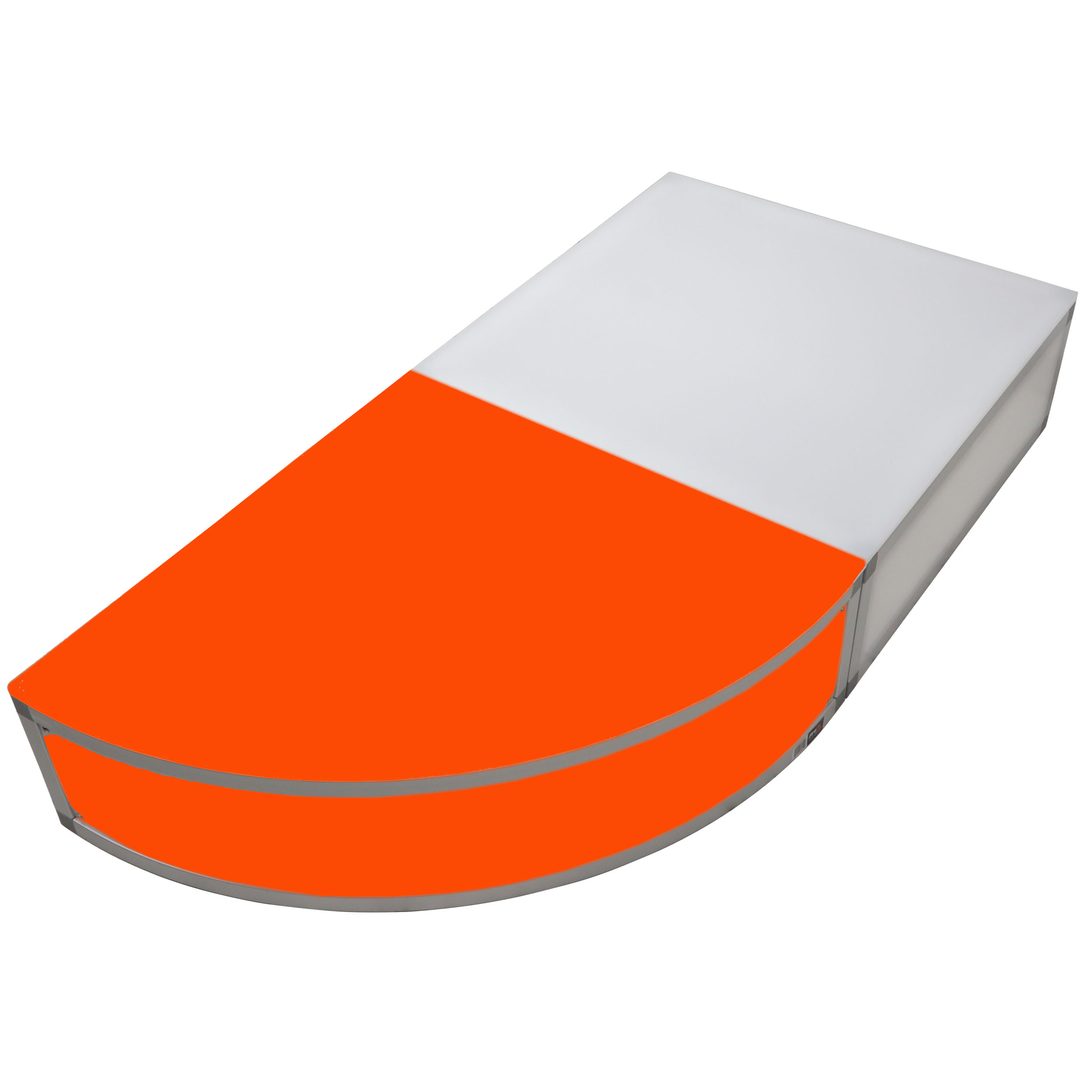 ProX Lumo Stage Acrylic Platform 2'x'2x8" Rounded Cube Section Riser ...