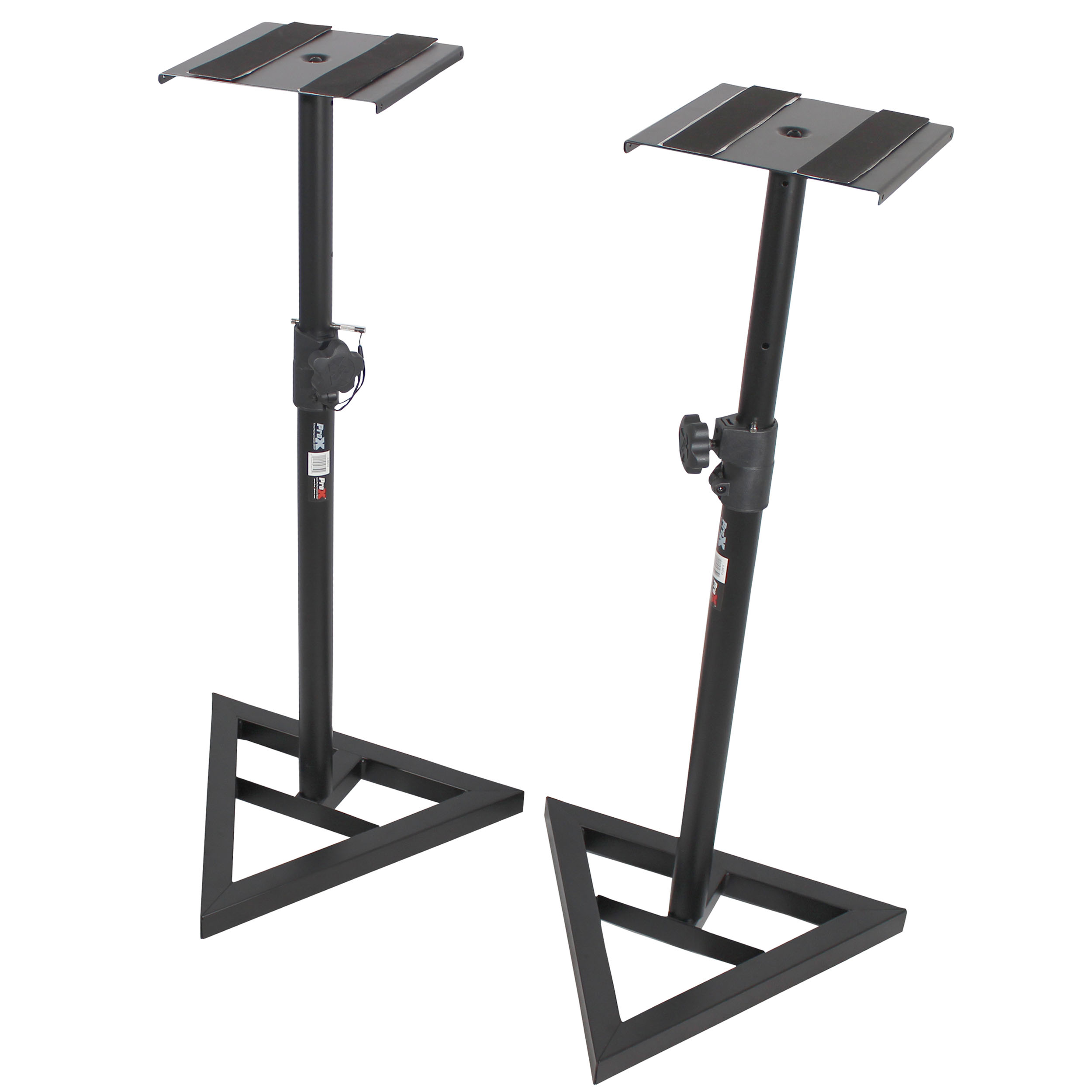Pair of Studio Monitor Stands Speaker Platform Telescoping Height ...