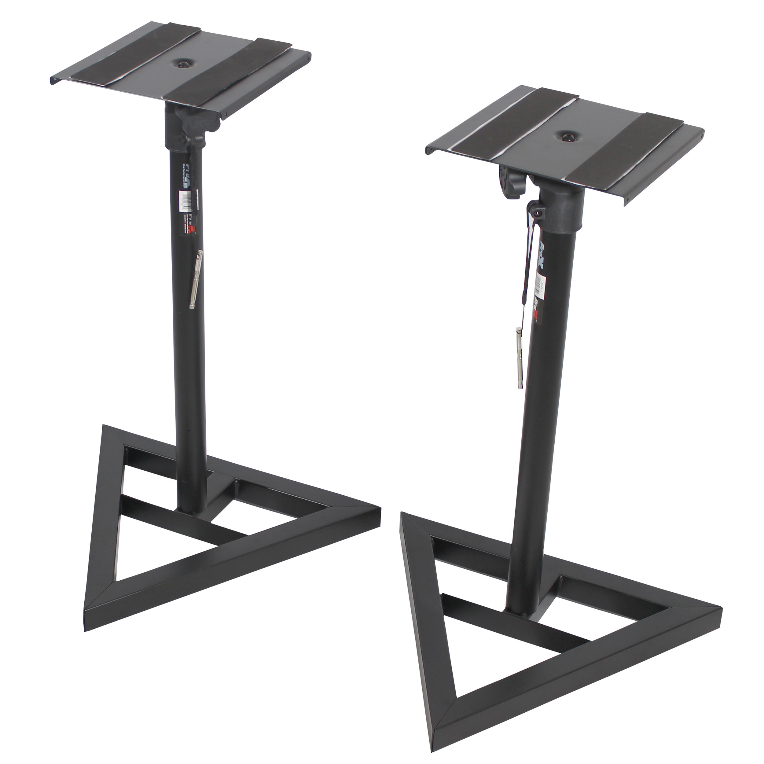 Pair of Studio Monitor Stands Speaker Platform Telescoping Height ...