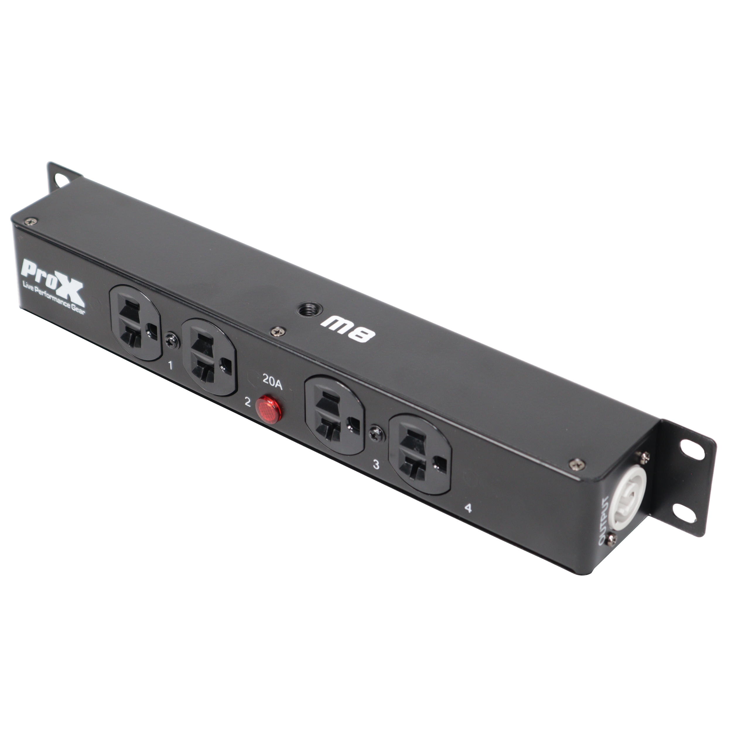 Power Center Power Connector to 4X Edison Power Outlet - For Indoor Use