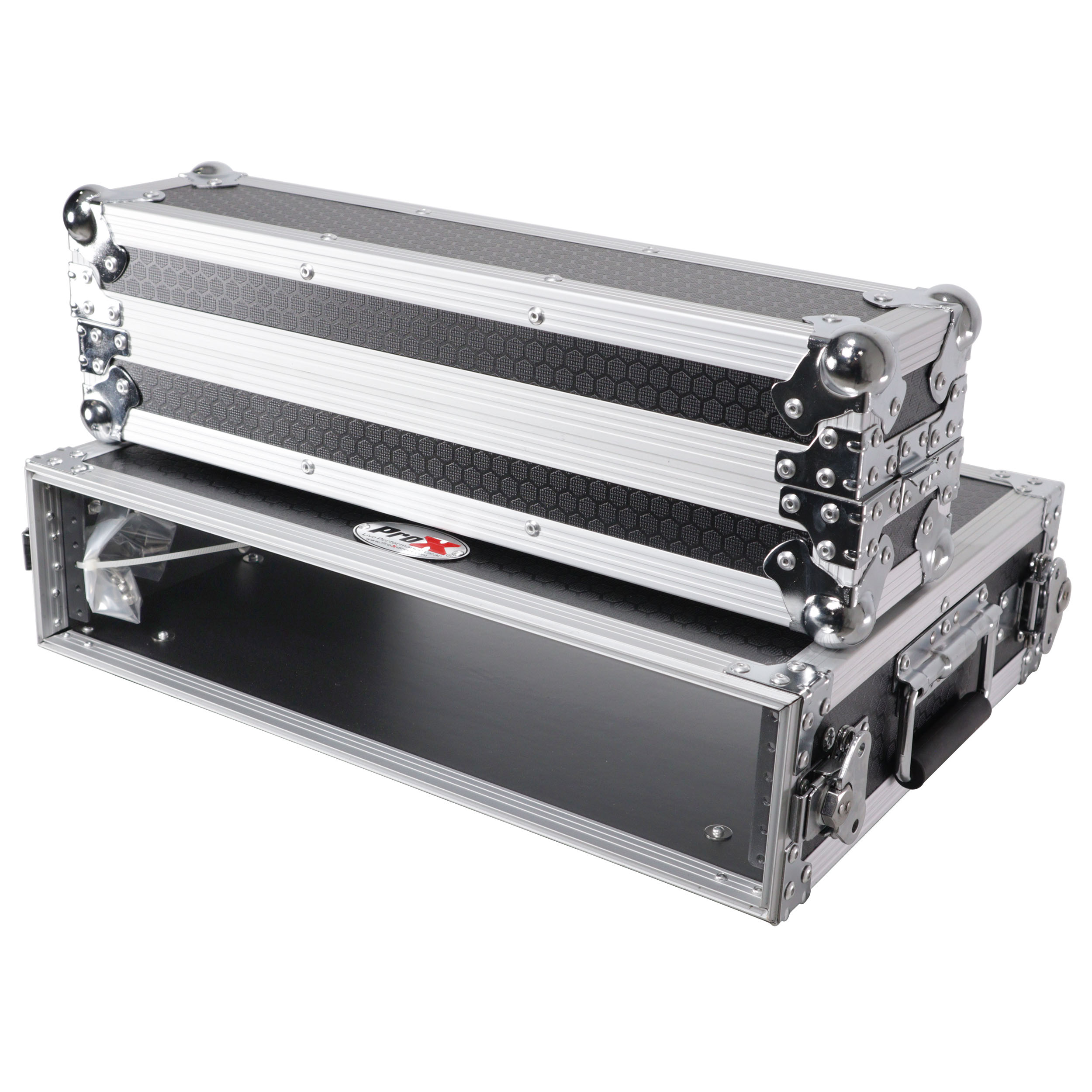 Prox X-2UE 2U Deluxe Effects Rack 14" deep Rail to Rail w/ handles ...