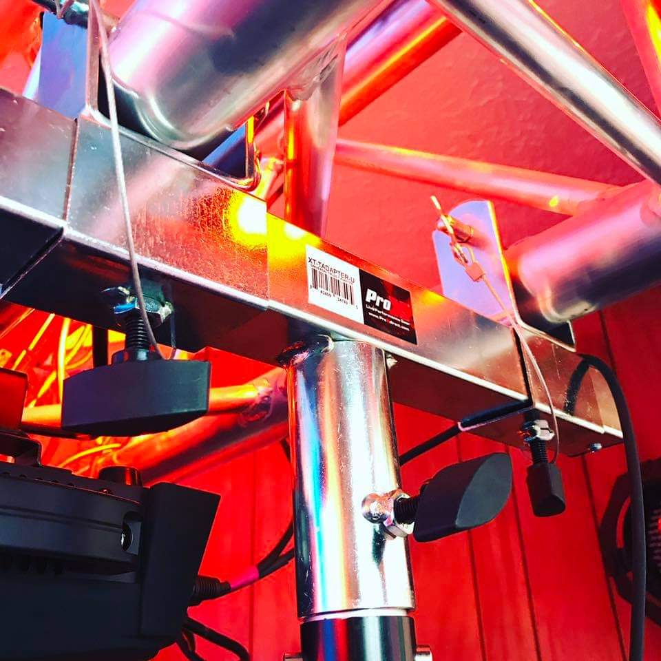 Set of 2 Universal T-Adapter - Triangle/Square Truss Adapter Bracket ...