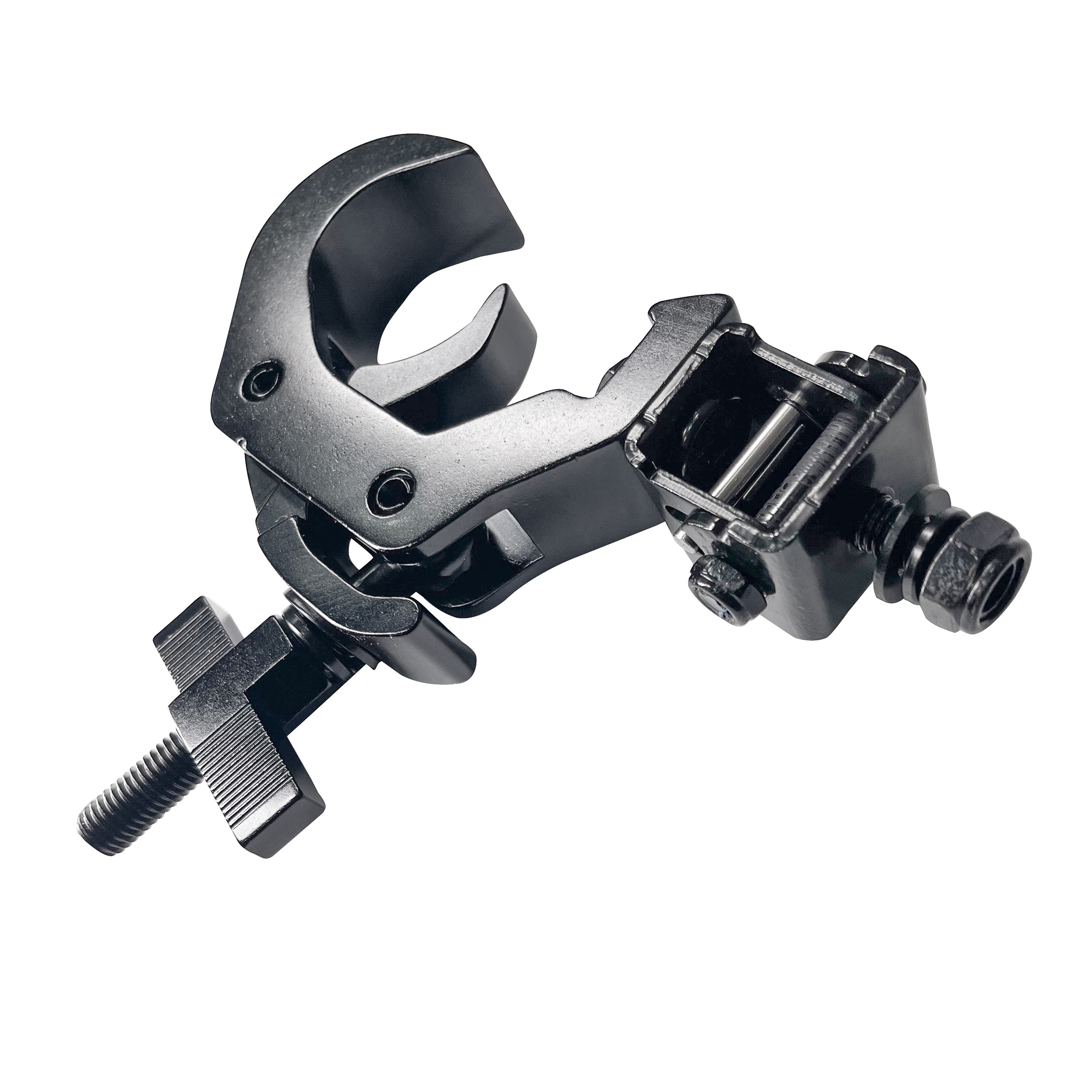 Set of (4) Quick 90º Folding Clamp Adapters with T-C12 Truss Clamp 2 in ...