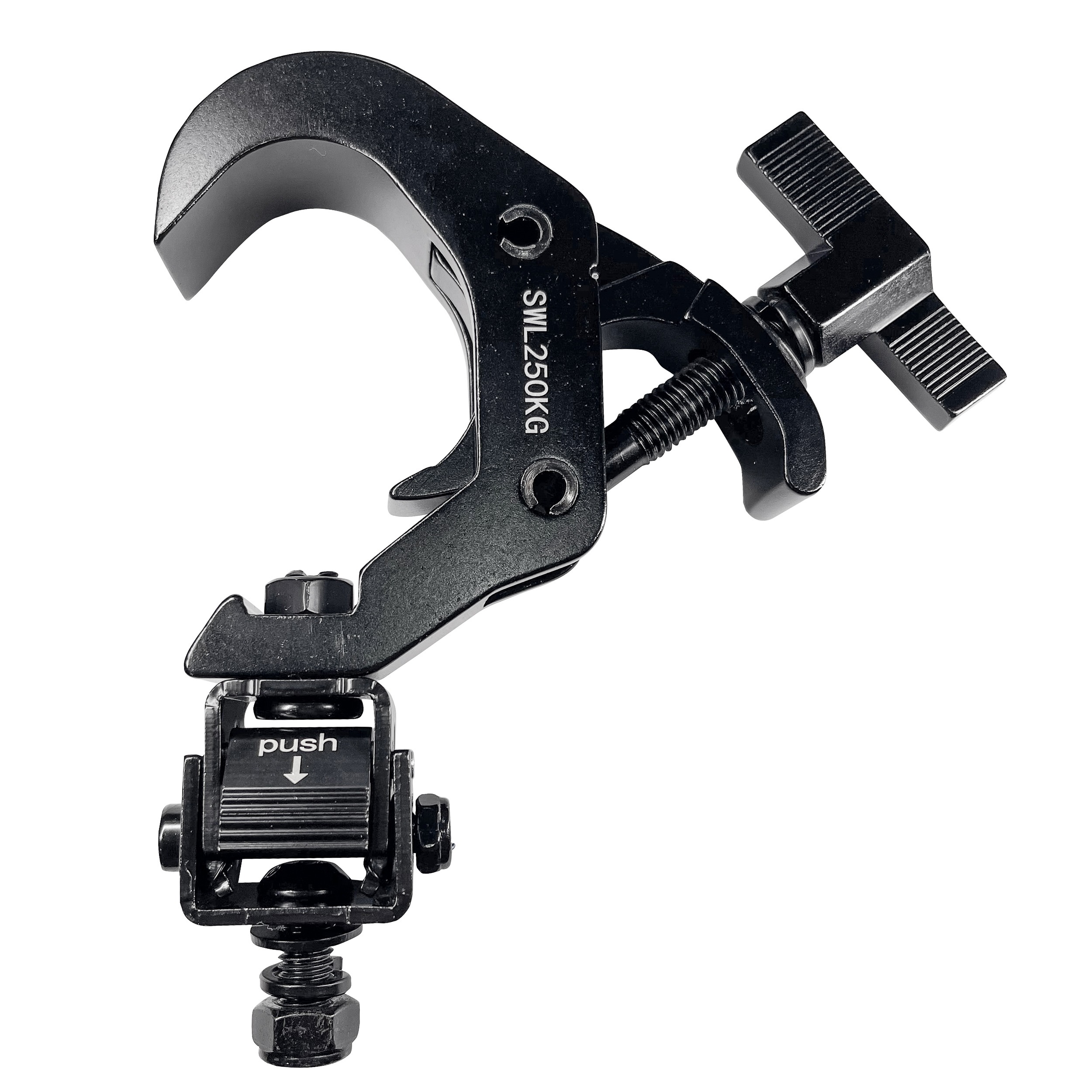 Set of (4) Quick 90º Folding Clamp Adapters with T-C12 Truss Clamp 2 in ...