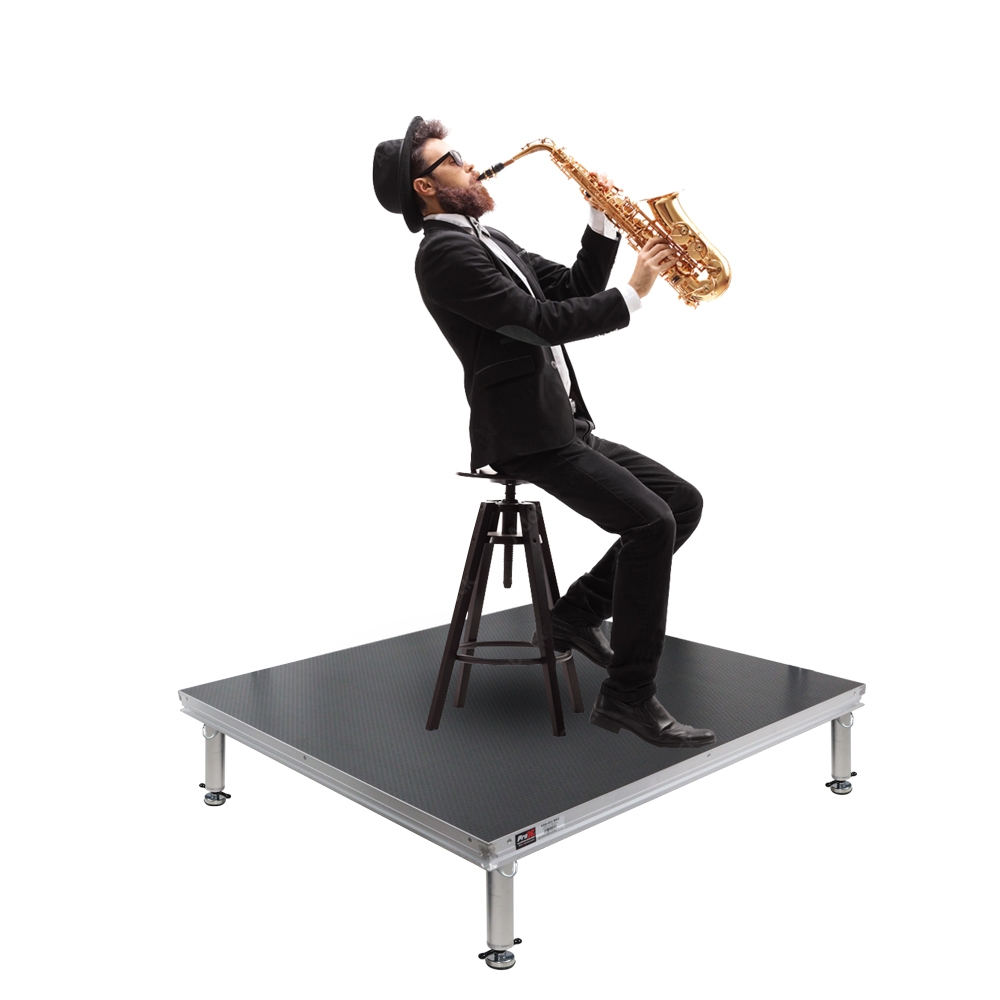 ProX Stage One 4' x 4' Ft Stage Deck Incl. 16-22-inch (24-in Extended ...