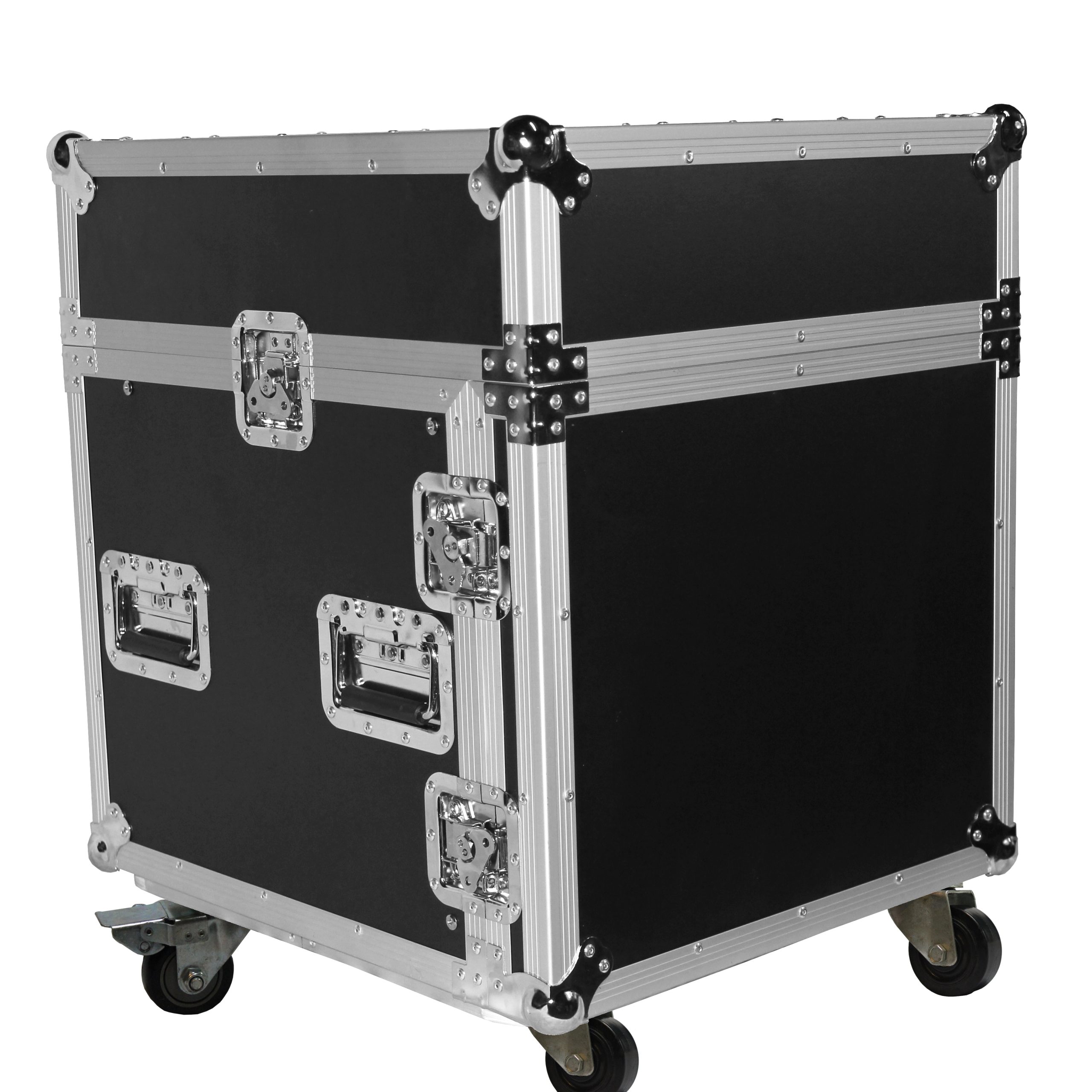 T-10MRLT 10U Rack x 10U Top Mixer DJ Combo Flight Case w/Laptop Shelf ...