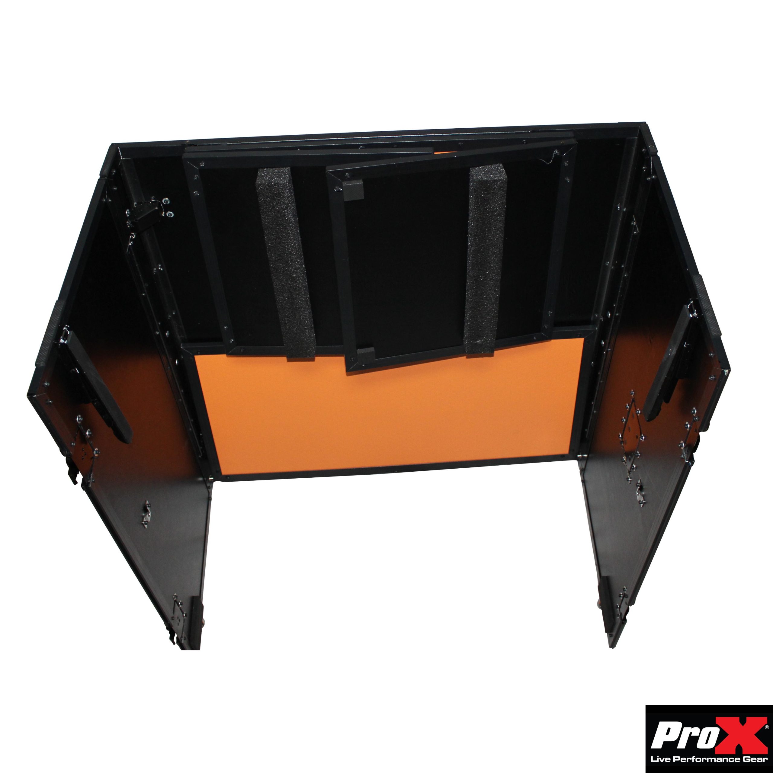 ProX Transformer Series DJ Folding Workstation Table - Fold Away W ...