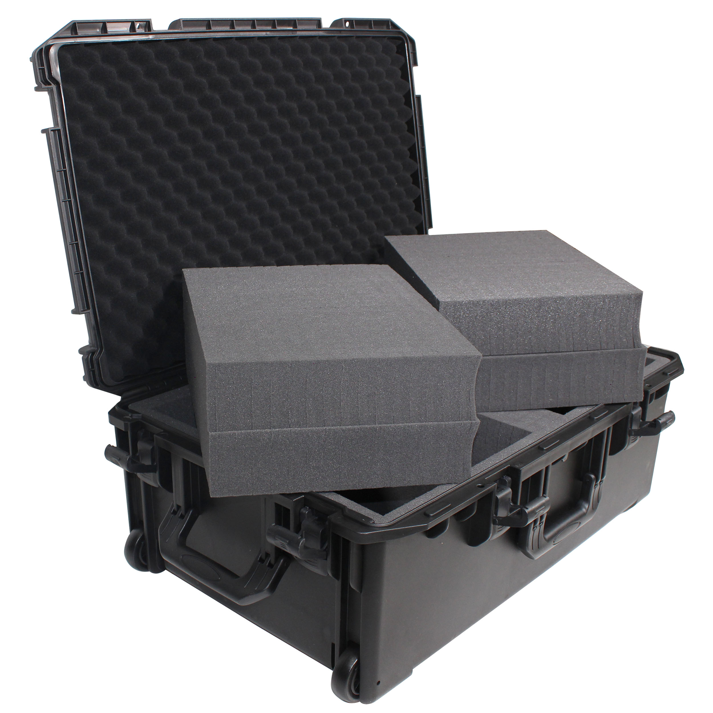 UltronX Large Watertight Case W-Extendable Handle| Wheels and Pluck-N ...