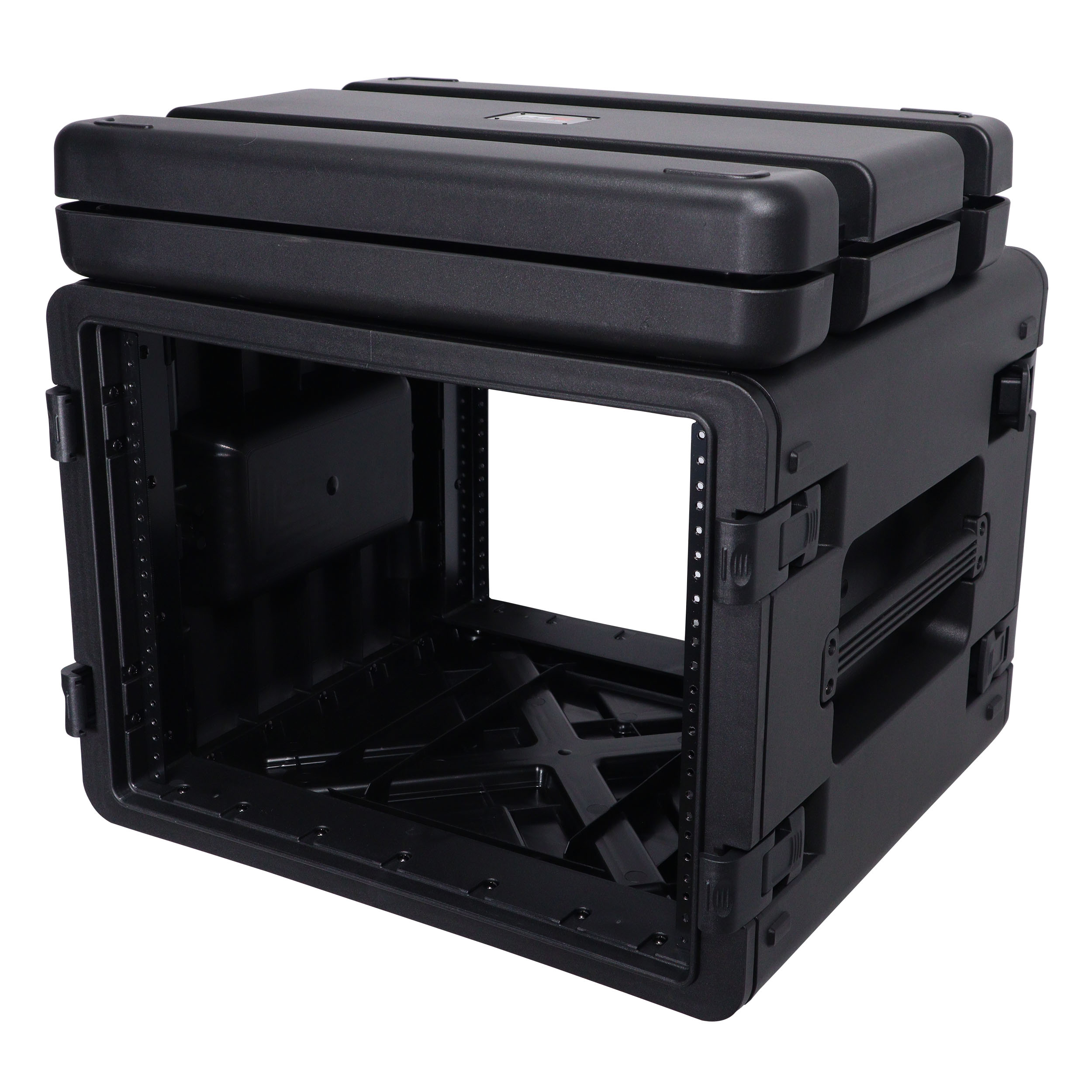 UltronX Watertight 8U Rack Space Molded Plastic Case - 18" Depth Front ...