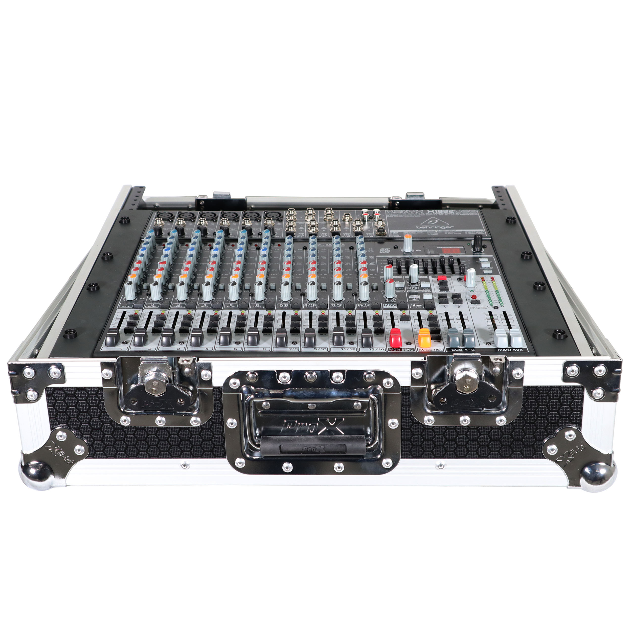 Universal 10U 19" Topload Rack Mountable Live Sound Mixer Flight Case ...