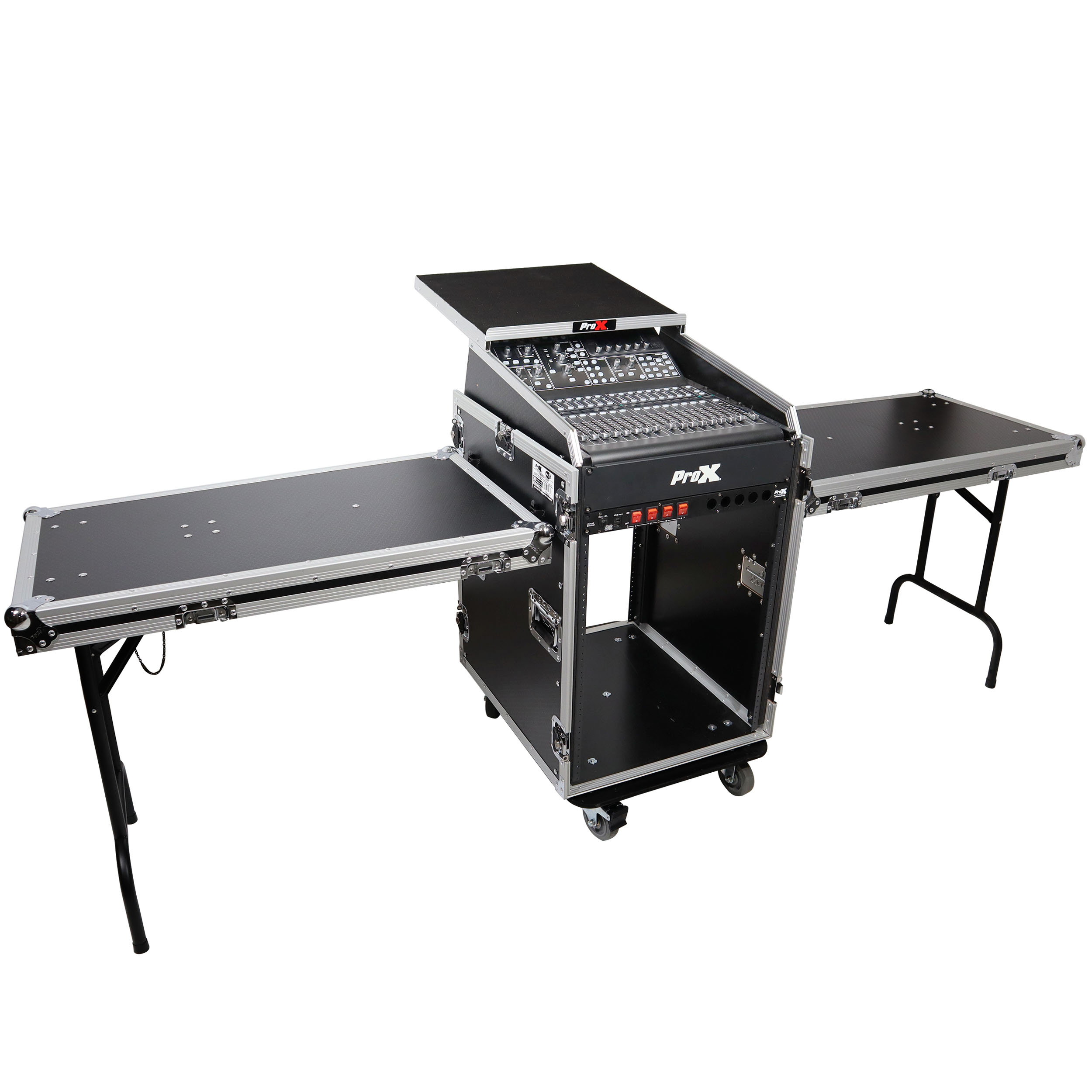 Universal 19 Rack-mount Mixer W-13U Top and 16U Front W-2 Side Work ...