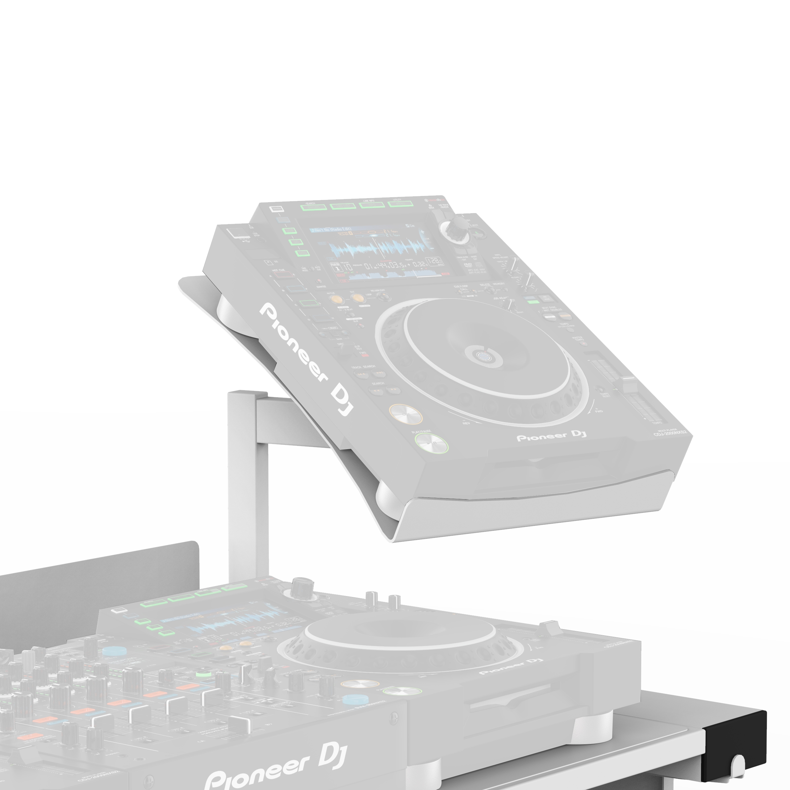 Universal CDJ Player Stand and Tray for the B3 DJ Workstation White ...