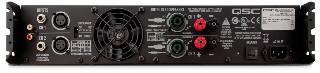 QSC GX3 Power Amplifier (300 Watts)