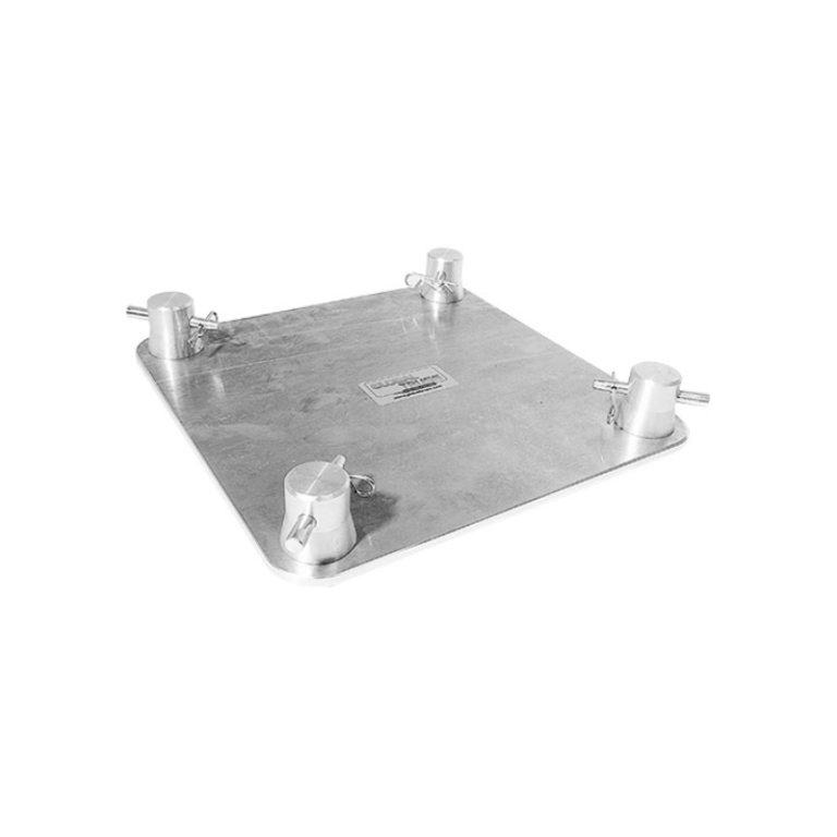 Global Truss F24 9in x 9in Base Plate for F24 -Aluminium