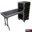 7 Drawer Workstation Case W-Folding Lid Side Table on Wheels