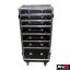 7 Drawer Workstation Case W-Folding Lid Side Table on Wheels