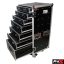 7 Drawer Workstation Case W-Folding Lid Side Table on Wheels