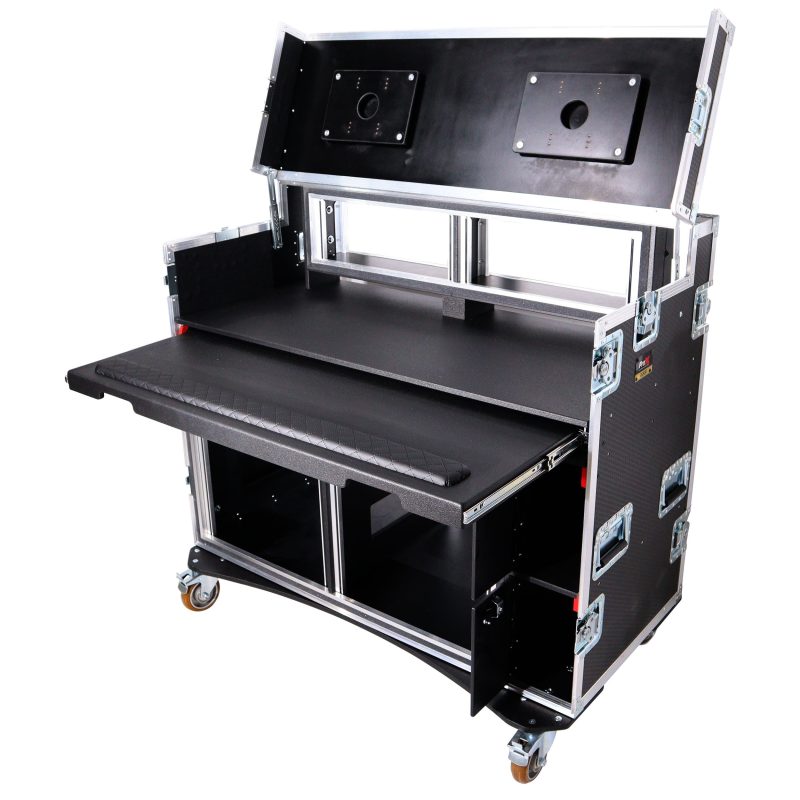 Mobile AV Broadcasting Streaming Recording Studio Workstation Case with ...