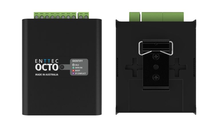ENTTEC Octo 8-Universe DIN-RAIL LED Pixel Controller
