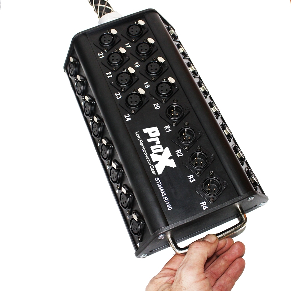 150 Ft Stage Box Snake 24 XLR-F Input 4 XLR-M Return