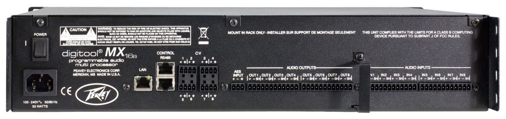 Peavey Digitool MX16 Digital Audio Processing Unit