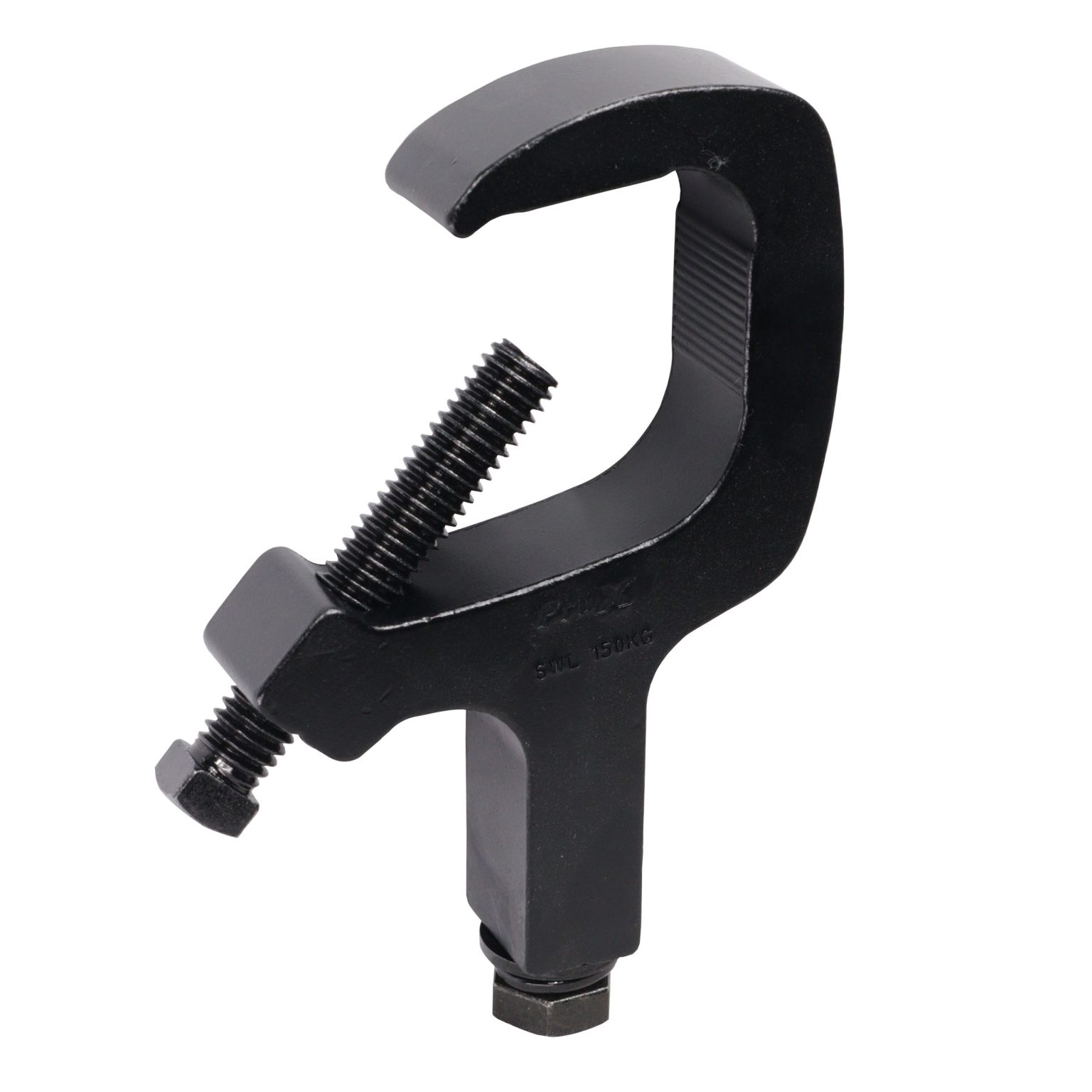 Aluminum C-Clamp for 1.5 to 2" Truss Tube Capacity 330 lbs. Black ...